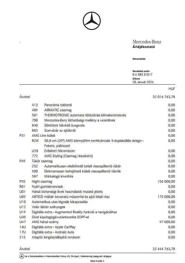 Eladó új MERCEDES-BENZ GLE-OSZTÁLY GLE 300 d 4Matic 9G-TRONIC Mild ...